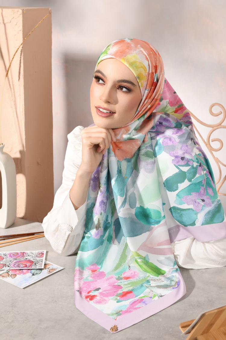 Tudung Instant Hijab Scarves by Sugarscarf - Prints Ironless Pleats