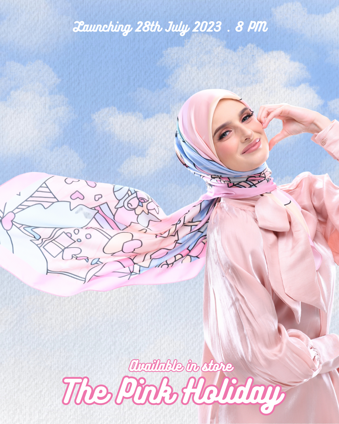 Tudung Instant Hijab Scarves by Sugarscarf - Prints Ironless Pleats