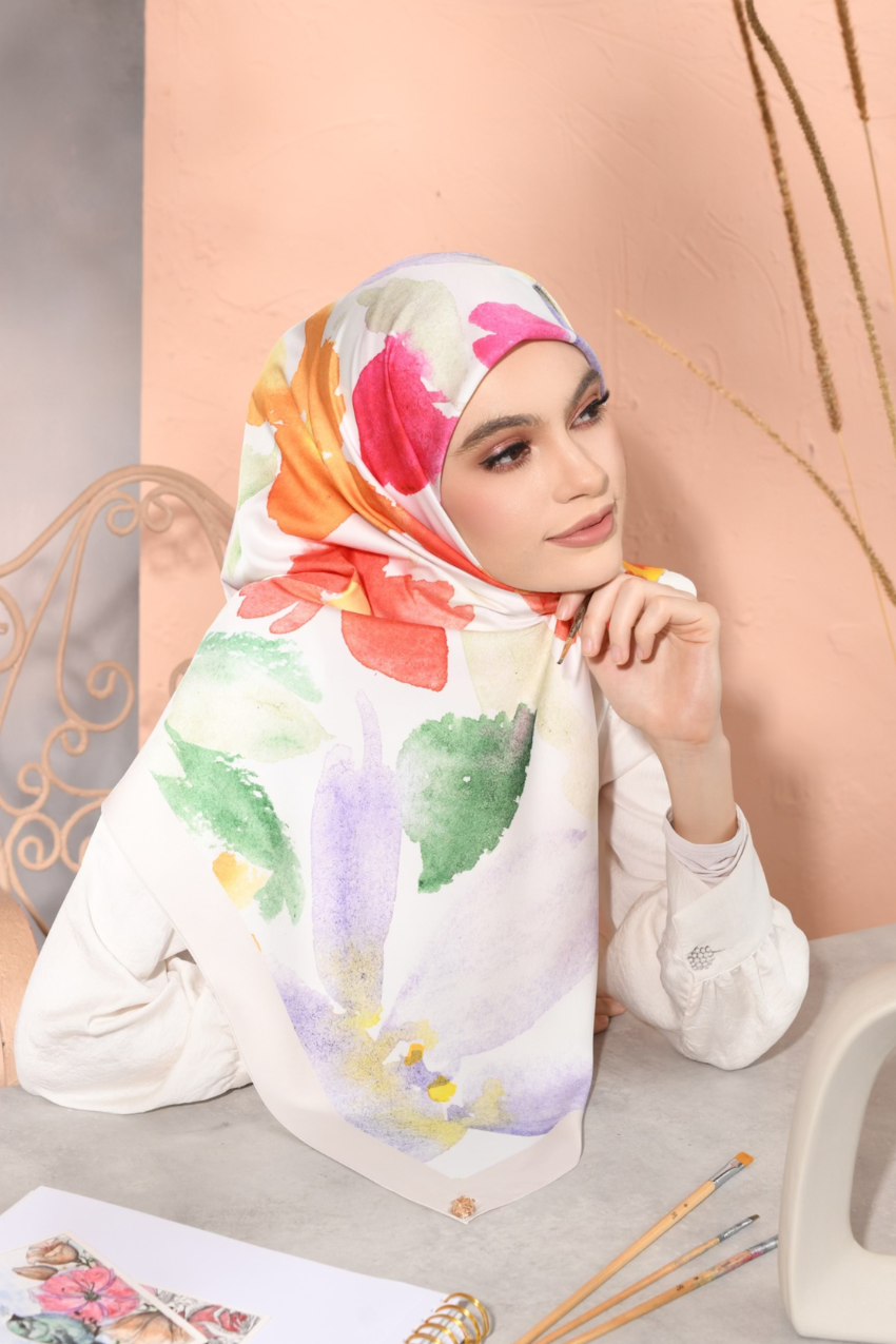 Tudung Instant Hijab Scarves by Sugarscarf - Prints Ironless Pleats