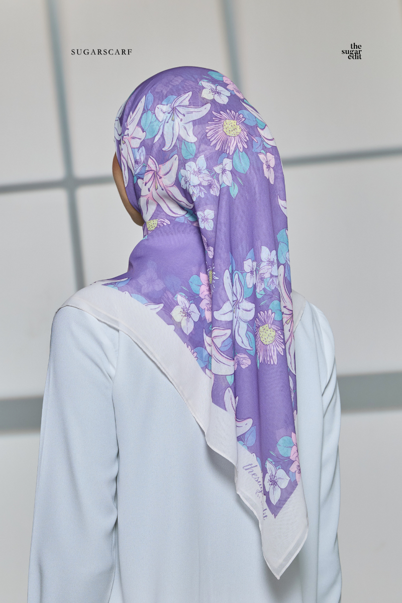THESUGAREDIT (Blooming Celeste) JapanVoile In (Pastelina) – Sugarscarf