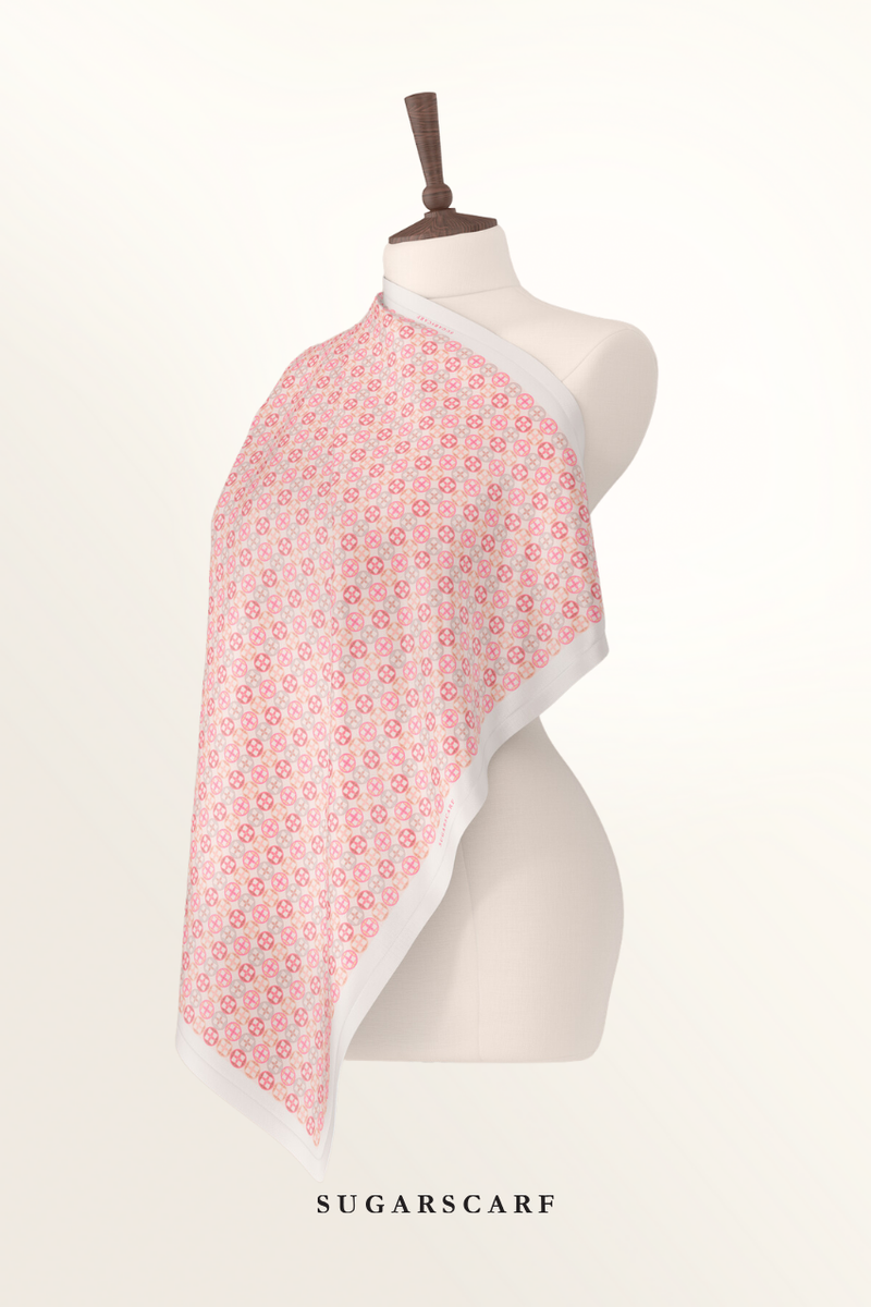 YES ( Japanese Voile Square Scarf ) Girl Boss ( Charisma ) 45 inch ...