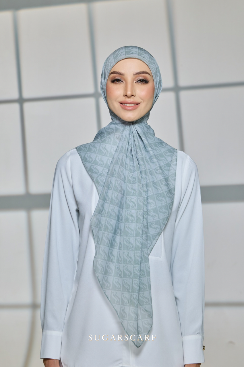 YES DEFECT - Sugarscarf Monogram JapaneseVoile In Fiji