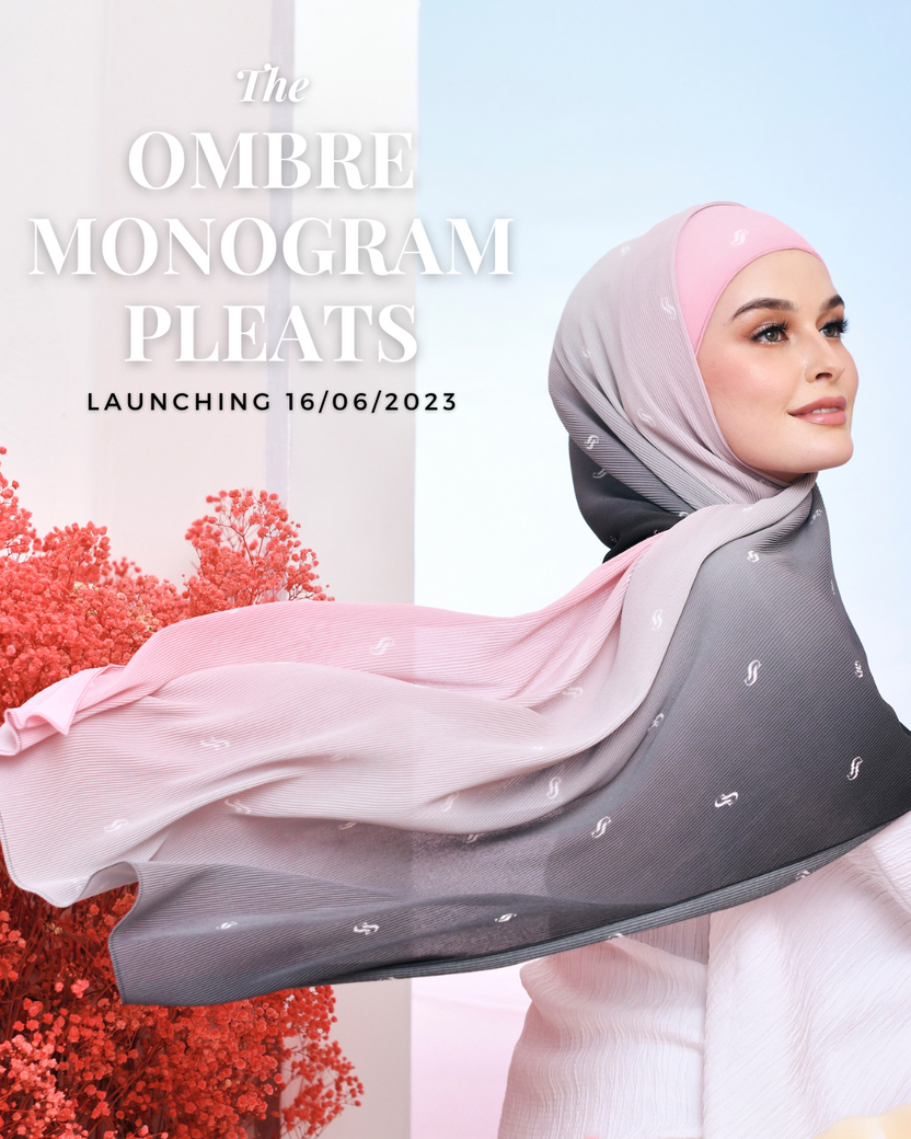 Tudung Instant Hijab Scarves by Sugarscarf - Prints Ironless Pleats